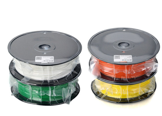 Green Bulk ABS 1.75 Filament For 3D Printers Odorless Low Density