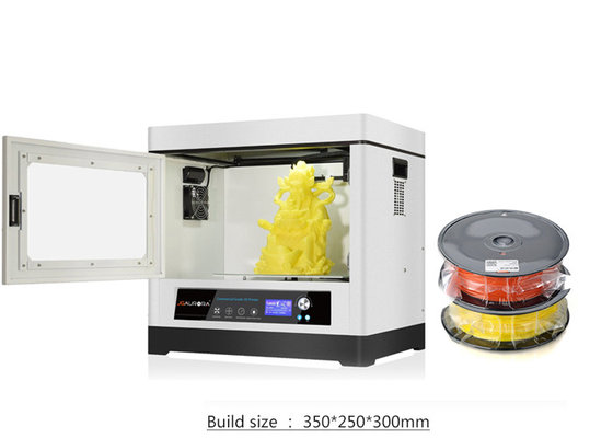 High Precision Commercial 3D Printer , White Fused Deposition Modeling 3D Printing Machine