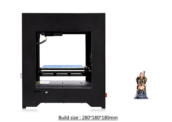 Rapid Prototyping Commercial 3D Printer , Metal 3D Printing 3D Printer Plastic Filament