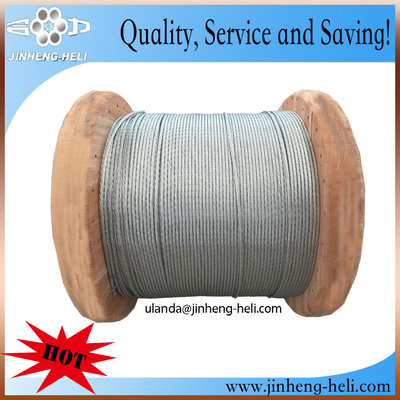 Galvanized steel wire strands guy wire 1/4 inch