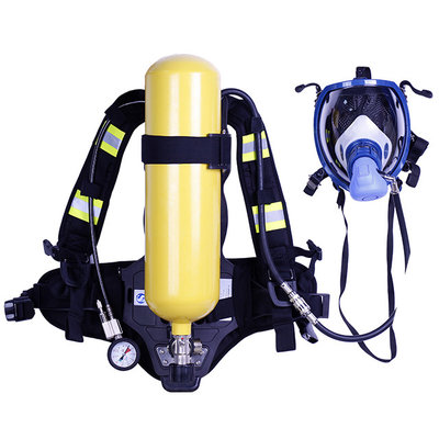 Yigu firefighter positive pressure air respirator system fireman 5L 300 bar scba on sale supplier
