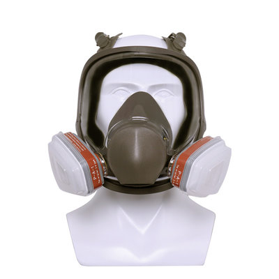 Full face military anti riot gas mask high efficiency gas shielding filter supplier
