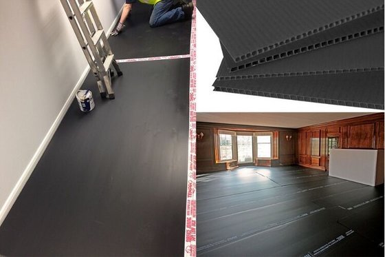 Lowes Plastic Corrugated Boards Coroplast Flooring Protection Sheet