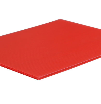 Colorful  Fluted Sheet /Corolast Board PP Corrugated Plastic Sheet Corriflute