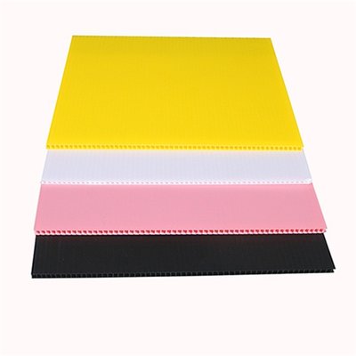 2-12mm Custom Color /Size Coroplast Twinwall Corrugated Plastic Sheet