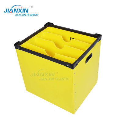 OEM PP Corrugated  Boxes/Plastic Storage Box Made in China /PP Corrugated Yellow Box