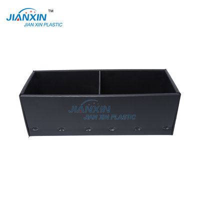 Black Colour Anti-static PP Plastic Corrugated Boxes /Light Weight