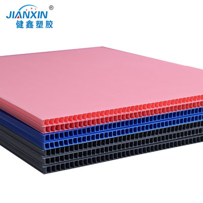 Polypropylene PP Hollow Sheet Corrugated Plastic Layer Pads / Bottle Tray