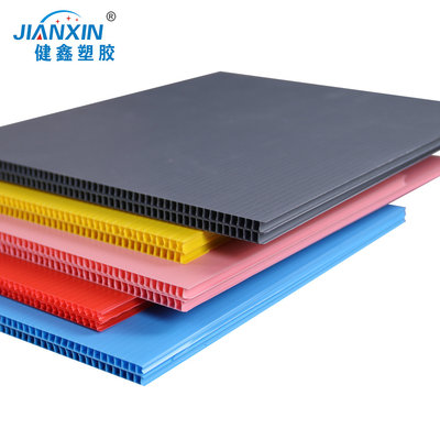 Colored Coroplast/Correx/Coroplast Twinwall Corrugated Plastic Sheet