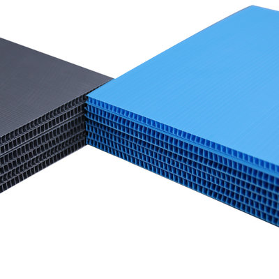Blue /Black Corrugated Plastic Sheet with Custom Size / Special Design
