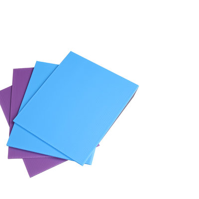 Colorful 100% Recyclable  PP Corrugated Correx Board/Futed Plastic Sheet