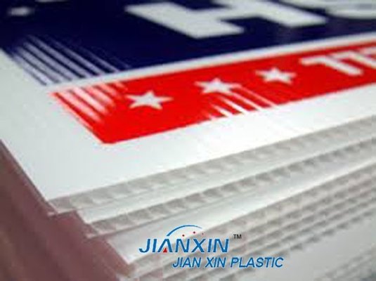 Hot Sale /Cheap Corrugated Plastic Sign Blanks/Correx UV Printing Advertising Sheets