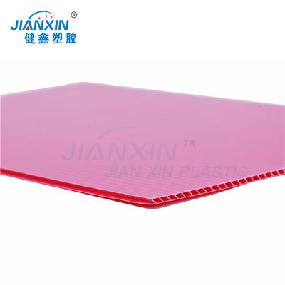 Colorful PP Fluted Plastic Sheets / PP Hollow Boards