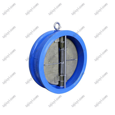 PN16 double disc butterfly type wafer check valve