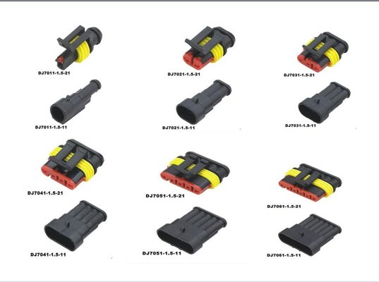 AMP Connector TE Connector TYCO Connector 1P 2P 3P 4P 5P 6P