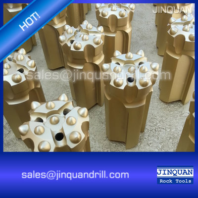 T38 64mm 76mm 89mm Tungsten Carbide Button Bits - Ballistic or Spherical Button Drill Bit