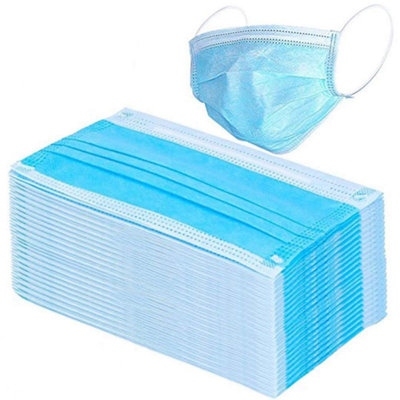 Non Woven Elastic Disposable Earloop Face Mask , Anti-flu Disposable Mouth Mask