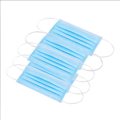 Non Woven Elastic Disposable Earloop Face Mask , Anti-flu Disposable Mouth Mask