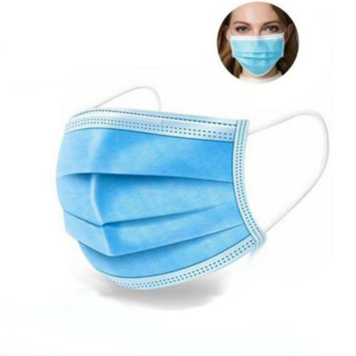 Anti Pollution 3ply Disposable Earloop Face Mask , EO Sterile Disposable Dust Masks