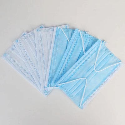 OEM Disposable Earloop Face Mask , Ultraviolet Light Disposable Pollution Mask