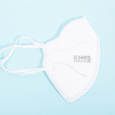 Floding 4 Ply Disposable N95 Face Mask With Earloopwith Nose Clip