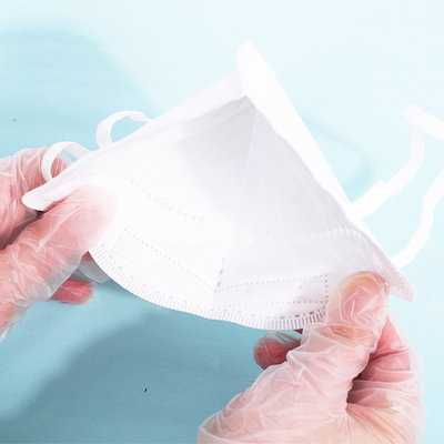 Floding 4 Ply Disposable N95 Face Mask With Earloopwith Nose Clip