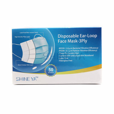 Thick 3 Layer Face Mask , 3 Ply Disposable Face Mask Fast Shipping