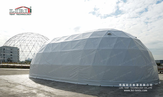 Movable 12m Cashew-Shaped Geodesic Dome Tent For Circus Event
