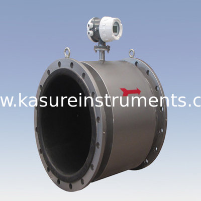 integrate type sewage flow meter with rubber lining flanged connection
