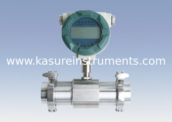 digital paddle wheel flow meter with wafer connection 4~20mA output