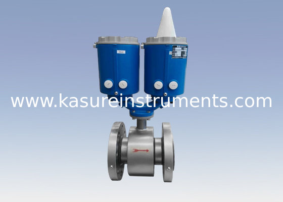 integrate type GPRS electromagnetic flow meter with rubber lining flanged connection