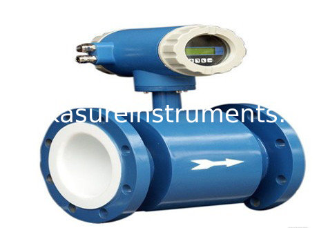 remote type sewage flow meter with PTFE lining flanged connection