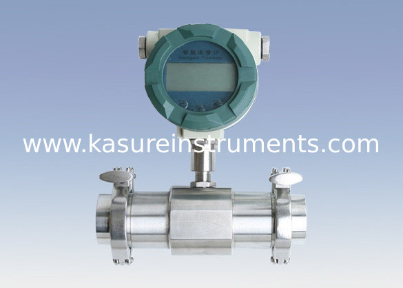 digital flow meter for oil measuring with wafer connection 4~20mA output