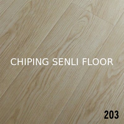 AC4 12mm HDF Coffee Hand scraped surface Hickory Laminate Flooring