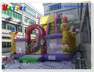 China Clown Slide Inflatable characters slide PVC inflatable slide Inflatable slide Game KSL077 supplier