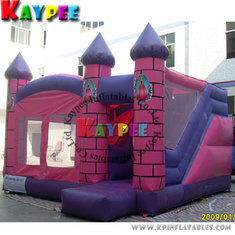 China Inflatable Pink castle combo ,inflatable bouncer with slide KCB029 supplier