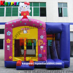 China Hello Kitty combo ,inflatable combo game,inflatable bouncer with slide obstacle KCB054 supplier