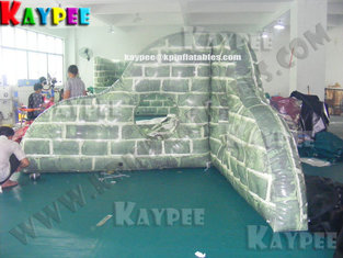 China Inflatable paintball Bunker broken wall,digital printing Deluxe Tactical Field, KPB031 supplier