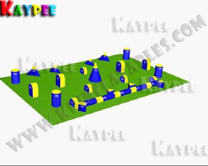 China 7 Man Standard Package,Inflatable paintball Bunker filed, paintball arena KPB016 supplier
