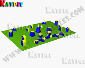 China 5 Man Standard Package,Inflatable paintball Bunker filed, paintball arena KPB013 supplier