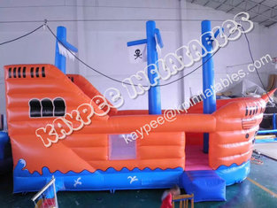 China High quality Inflatable pirate Ship slide, ,Inflatable boat slide,standard slide supplier