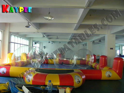 Inflatable pool with water ball,inflatable pool with bubble ball supplier