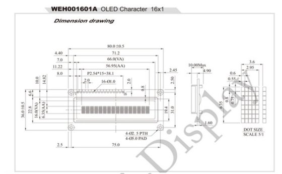 WINSTAR 12*02 OLED WEH001202A,16*1 OLED WEH001601A ,16x2 OLED WEH001602A supplier