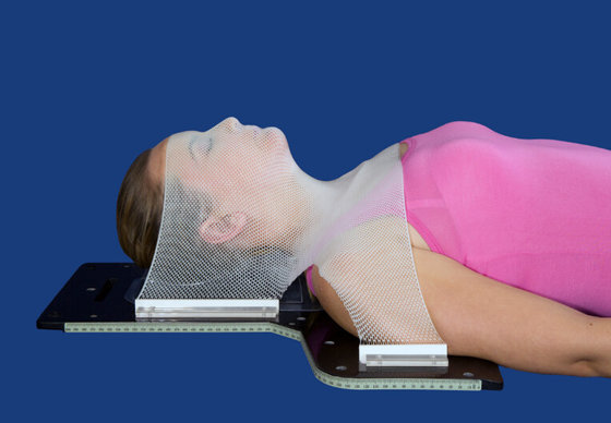 2.4mm Neck-Shoulders Mask /  4-Points Mask /  Head, Neck and Shoulders Mask / Radiotherapy Thermoplastic Mask