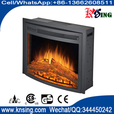 23&quot; curved insert electric fireplace heate LED flame F2325 RV fireplace supplier