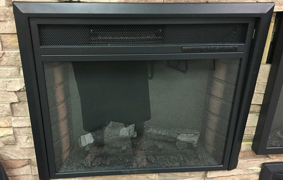 23&quot; flat  LED flame insert electric fireplace heater F2325A RV fireplace supplier