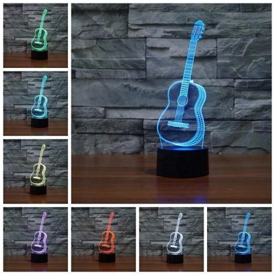 3D Illusion  Multicolor  LED Bedside Night Light Lamp with touchable Swith wholesales