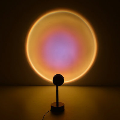 Newest Design Sunset atmosphere lamp modern led floor lamp rainbow sunset project night light