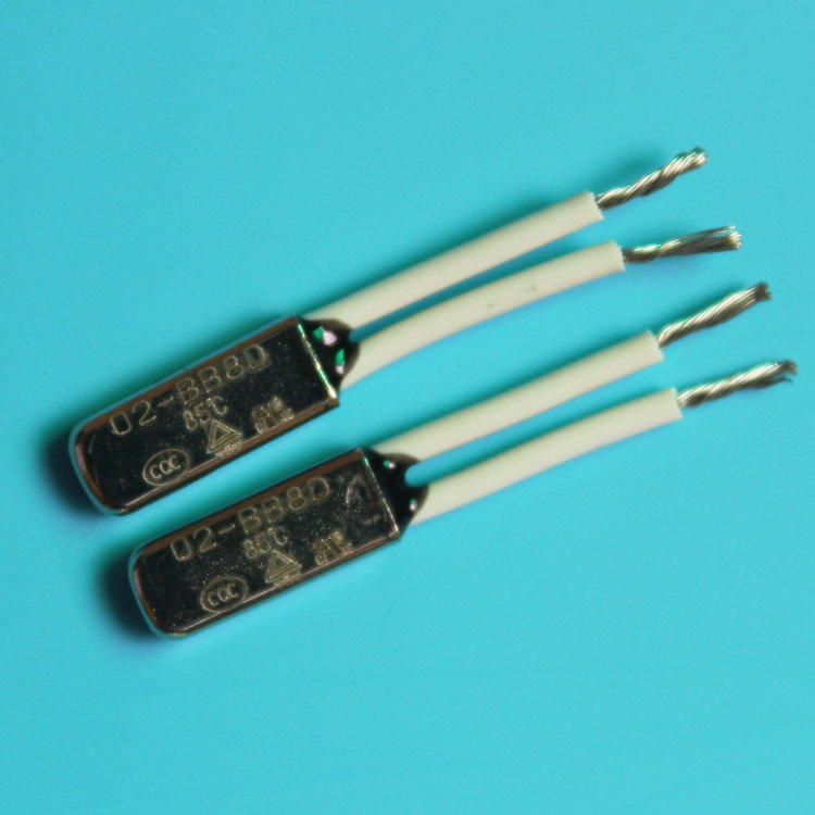 TB02 60C small size battery thermal protector thermal fuse  250V/5A  UL VDE RoHS