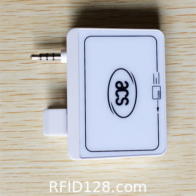 3.5mm audio jack mobile MagStripe smart chip card reader android--ACR32